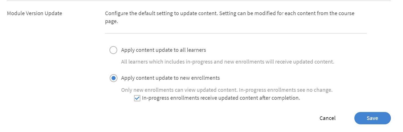Learn about the new features and enhancements in Adobe Learning Manager
