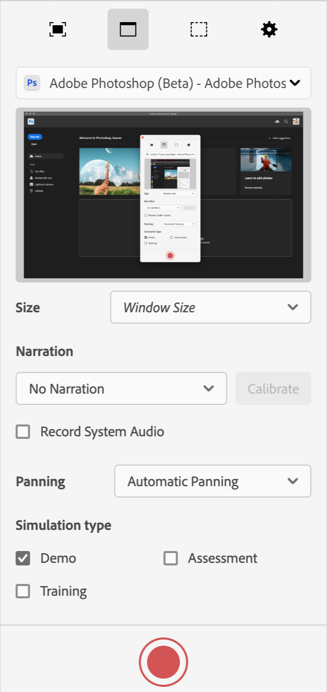 How to record software simulations in Adobe Captivate