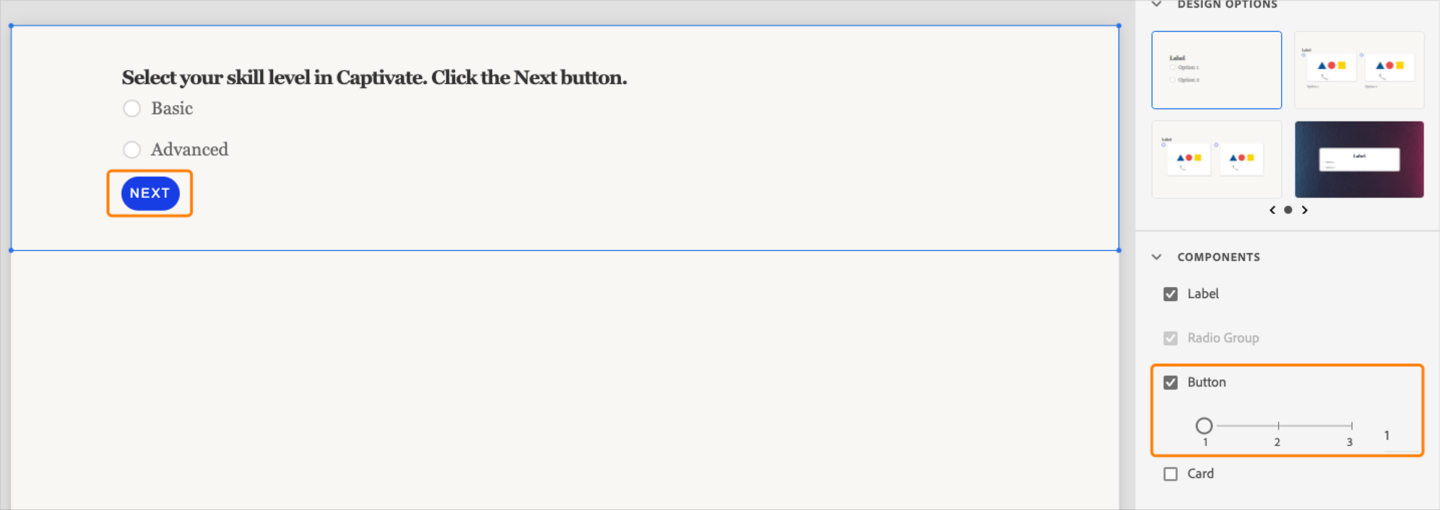 Interactions in Adobe Captivate