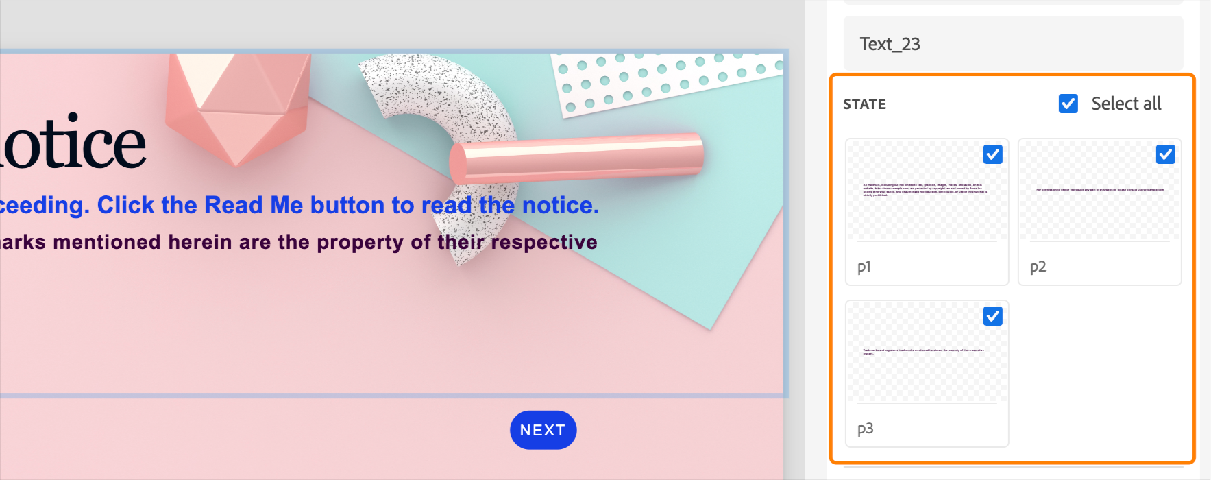 Interactions in Adobe Captivate