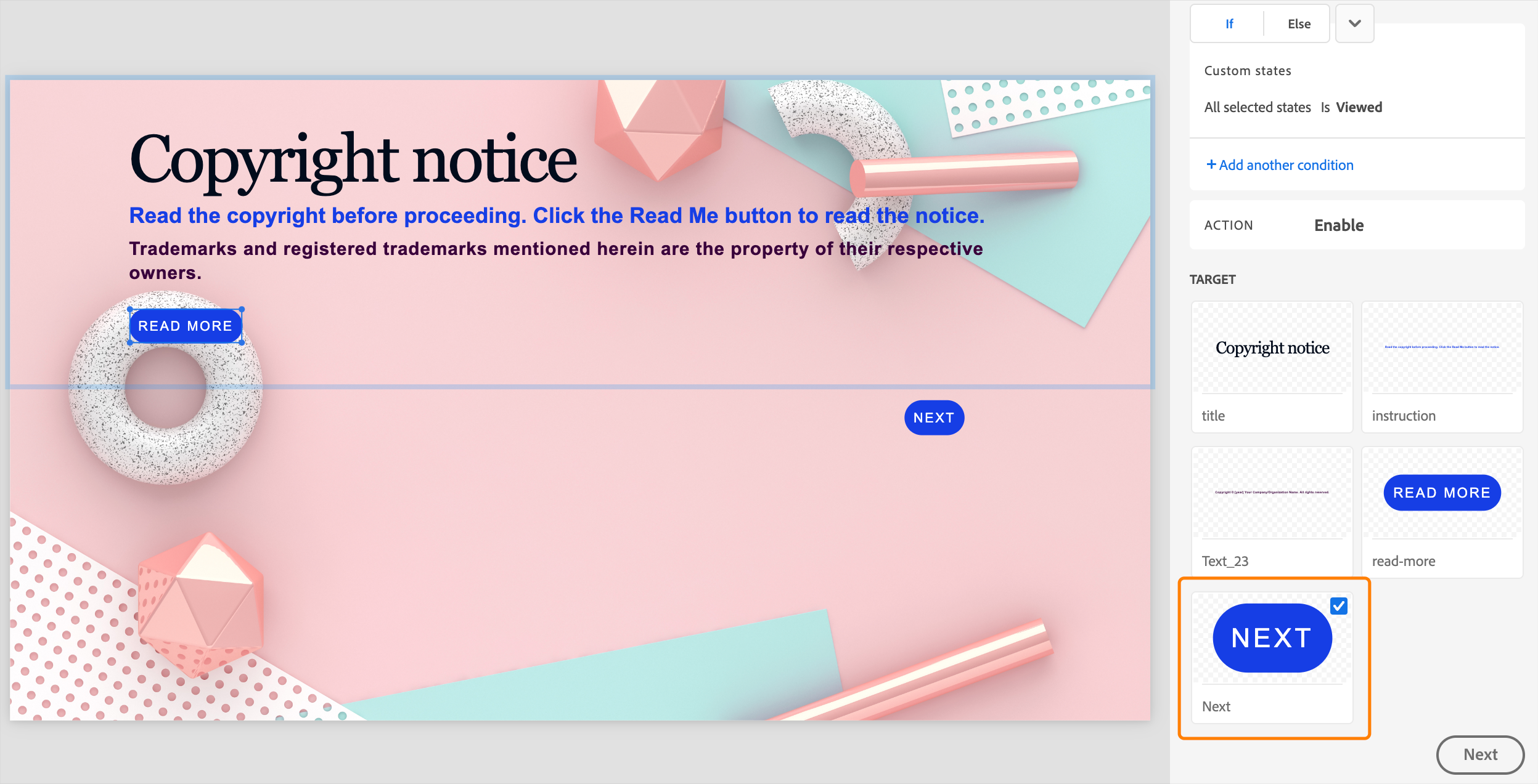 Interactions in Adobe Captivate