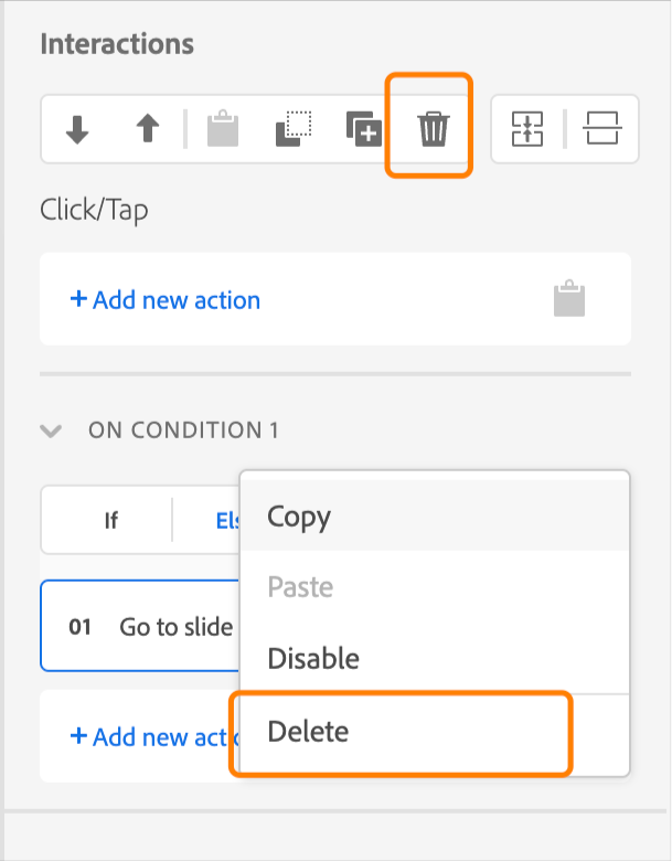 Interactions in Adobe Captivate