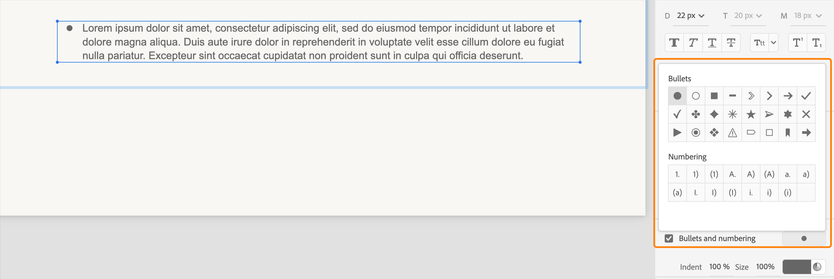 Work with text in Adobe Captivate