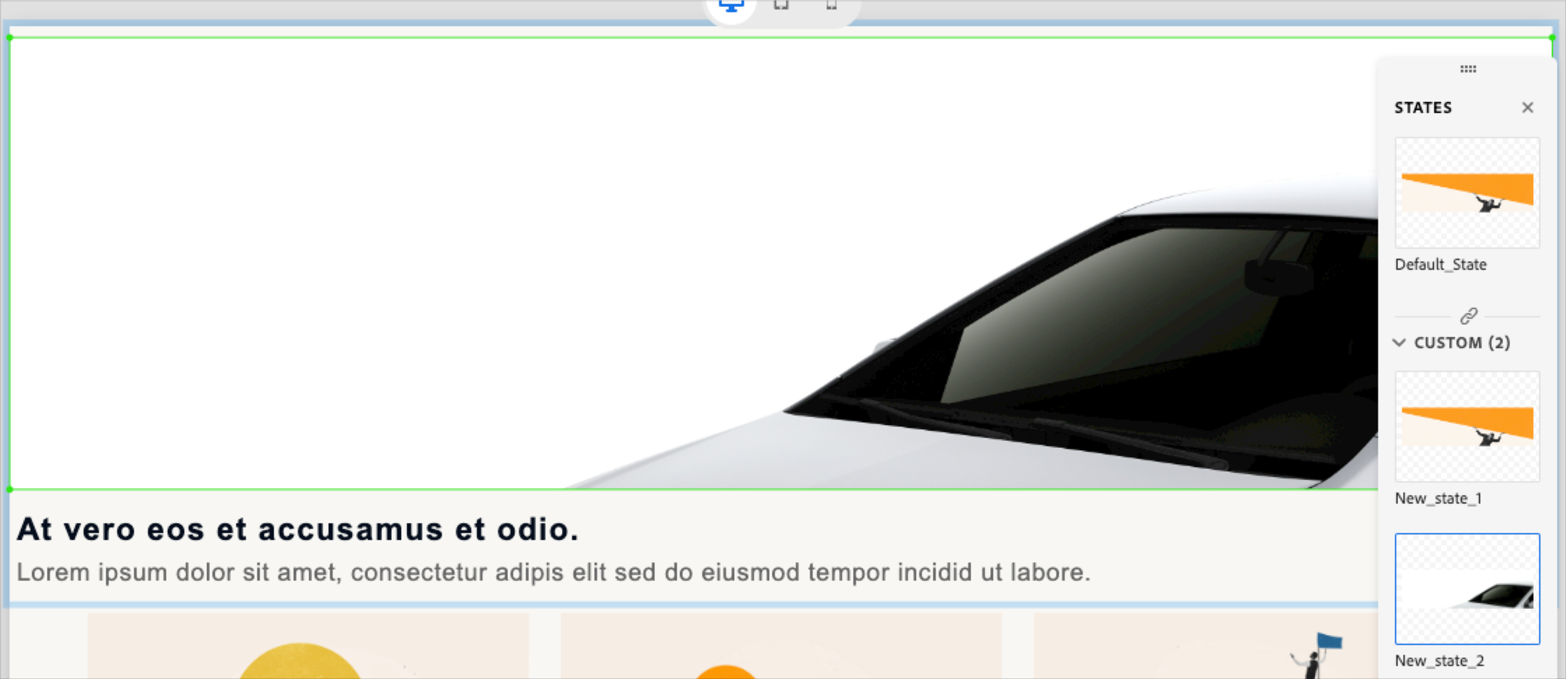 States in Adobe Captivate