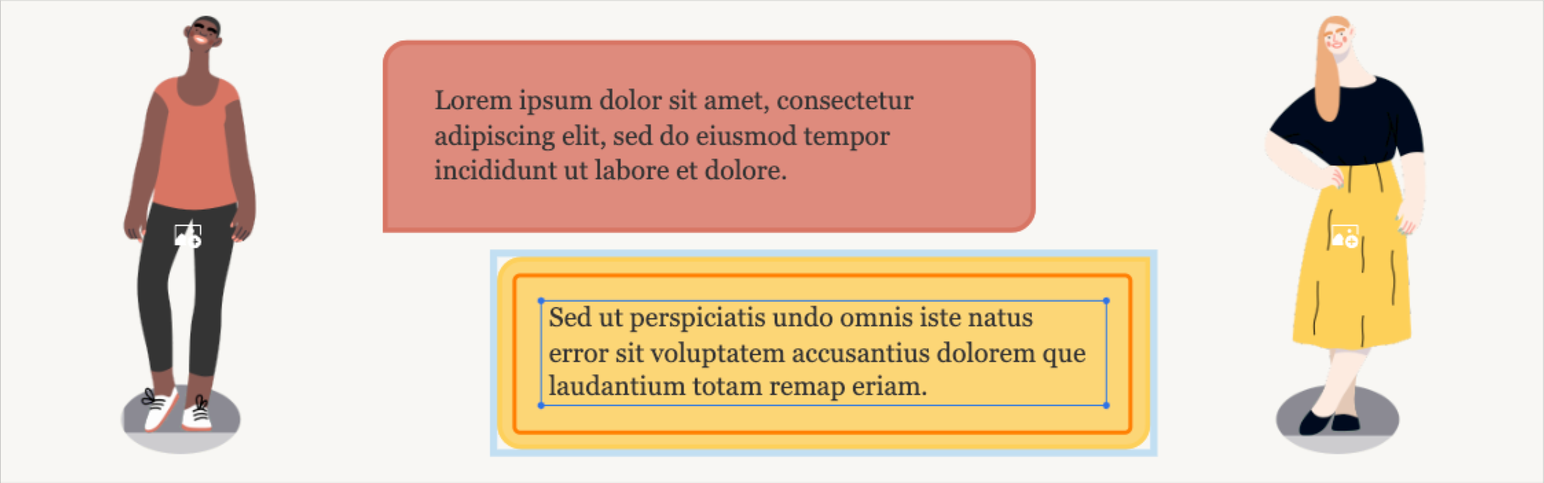 Add characters to your Adobe Captivate project
