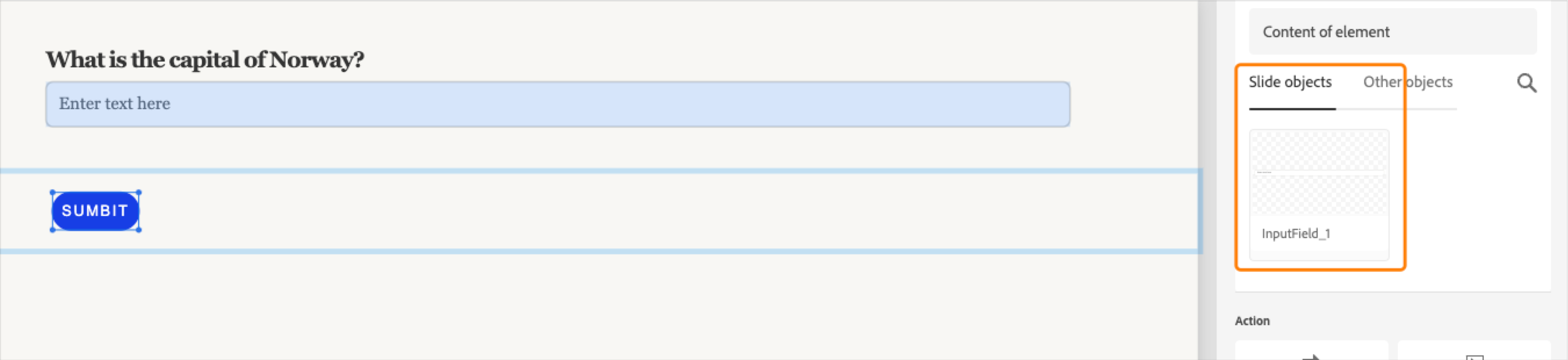 Interactions in Adobe Captivate
