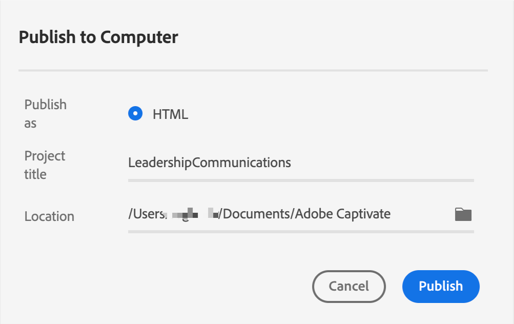 How to create a SCORM package in Adobe Captivate