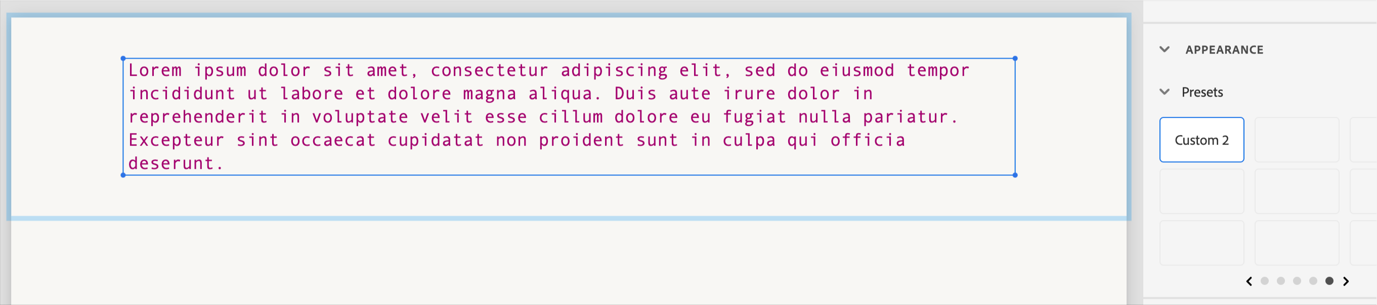 Work with text in Adobe Captivate