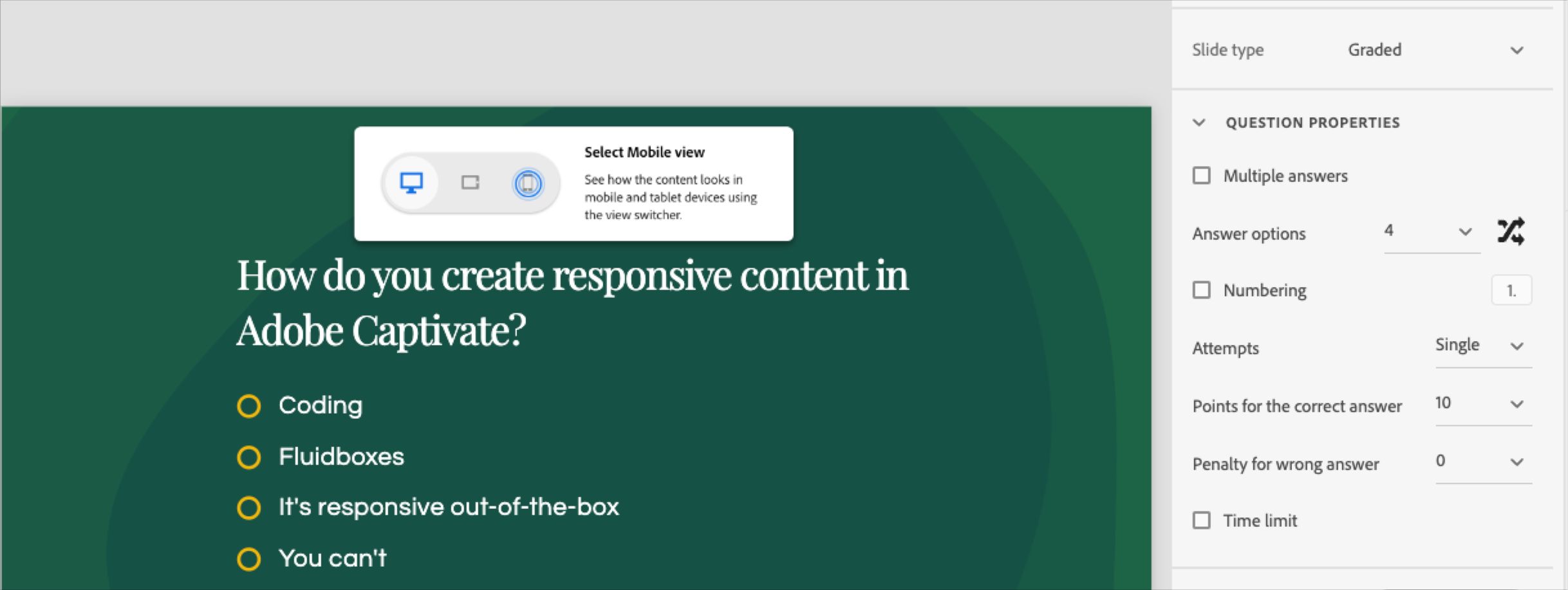 Customizing The Visual Properties Of A Project In Adobe Captivate