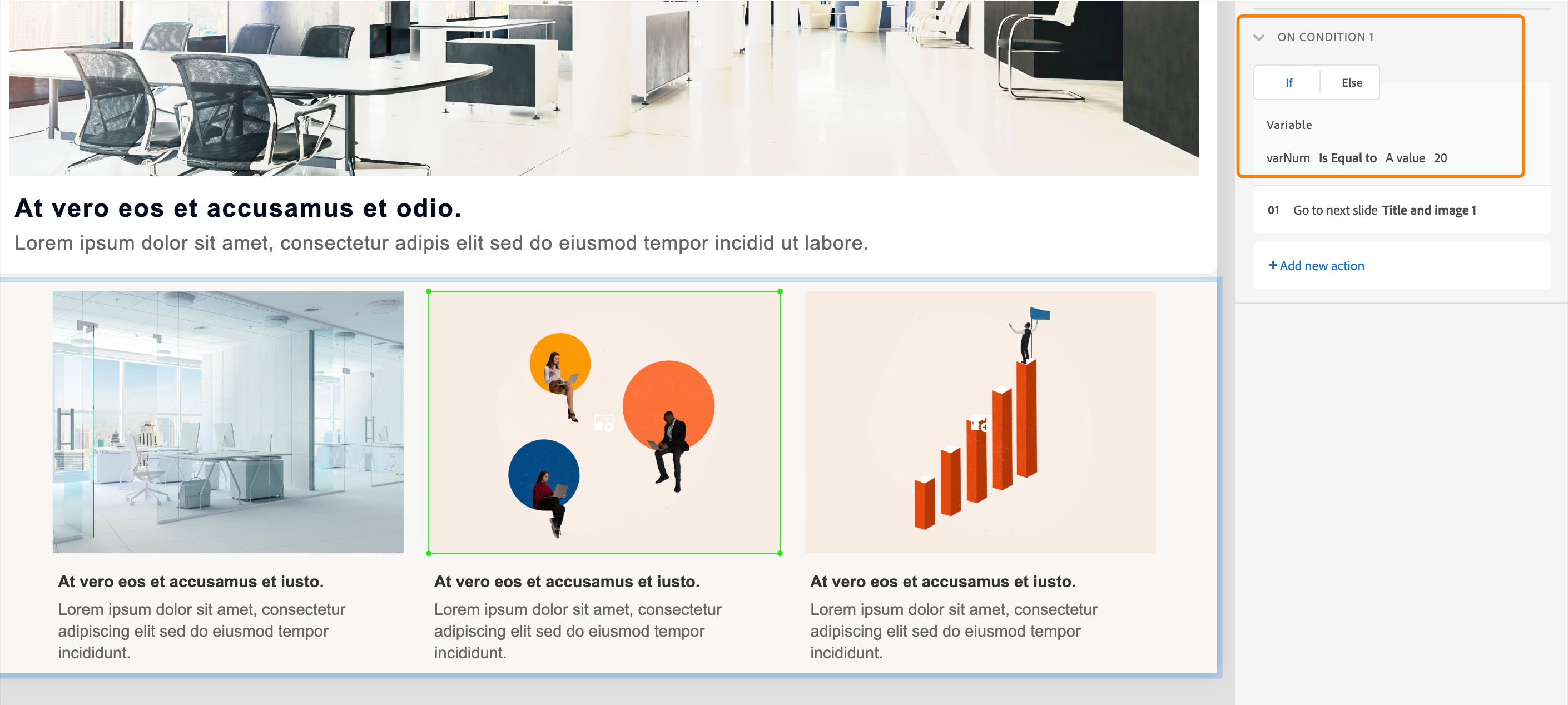 Interactions in Adobe Captivate