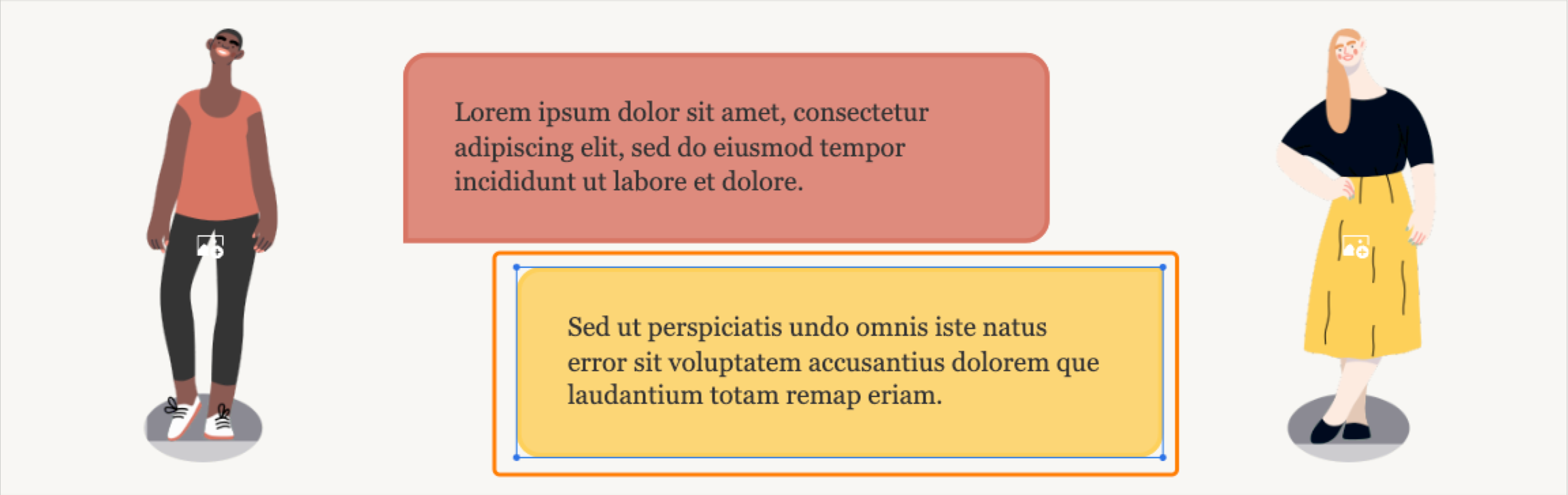 Add characters to your Adobe Captivate project