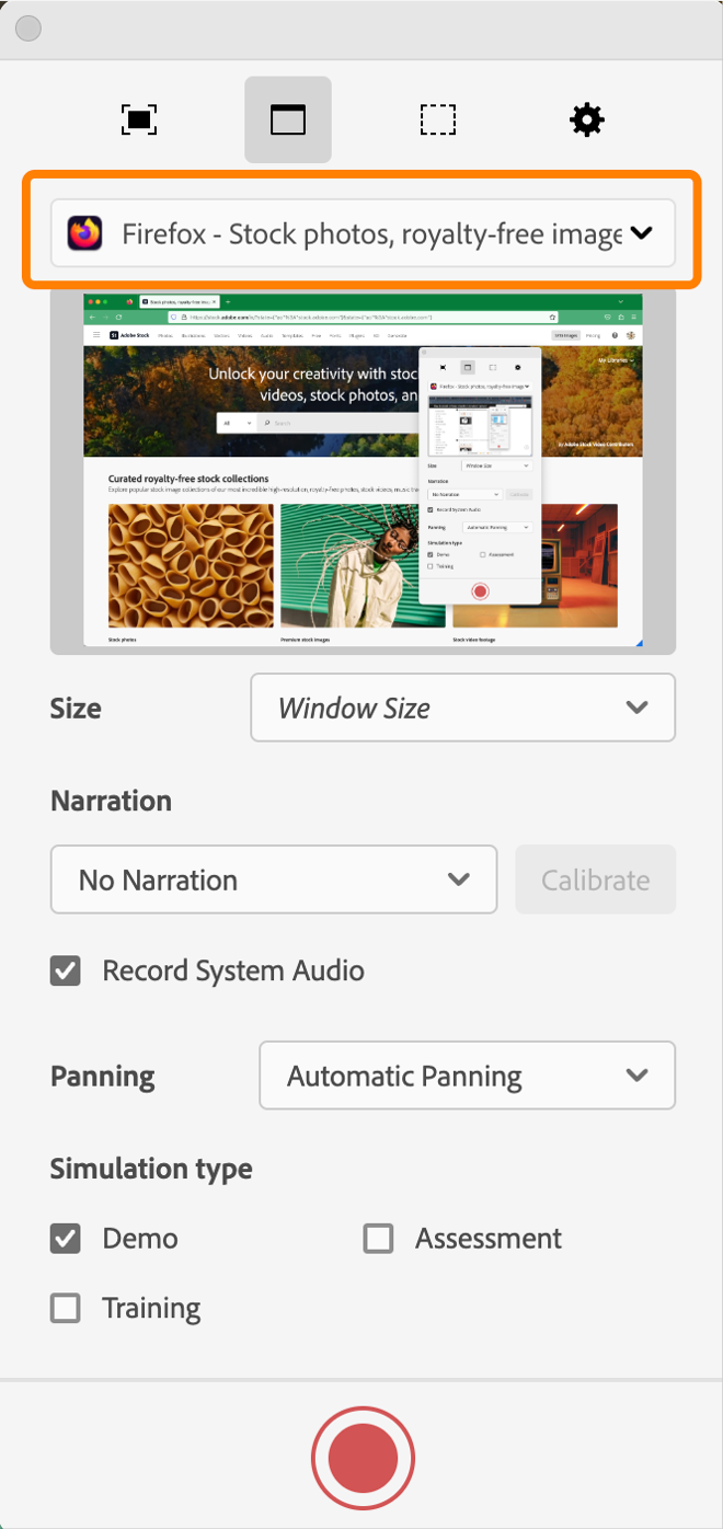 How to record software simulations in Adobe Captivate