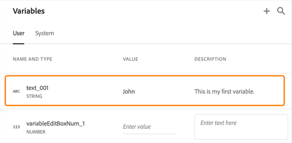 Variables in Adobe Captivate