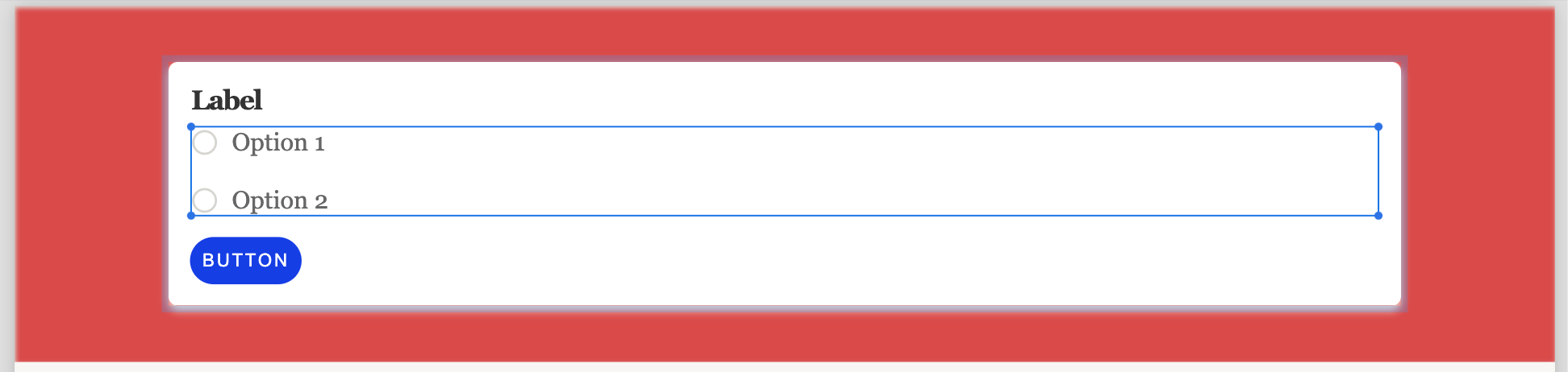 Add radio group widget to an Adobe Captivate project