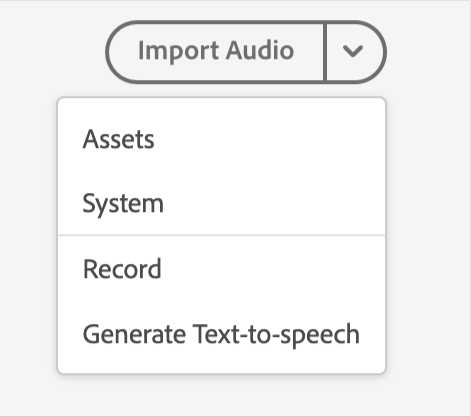 Add and edit audio in Adobe Captivate