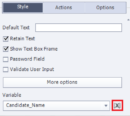 Captivate advanced actions