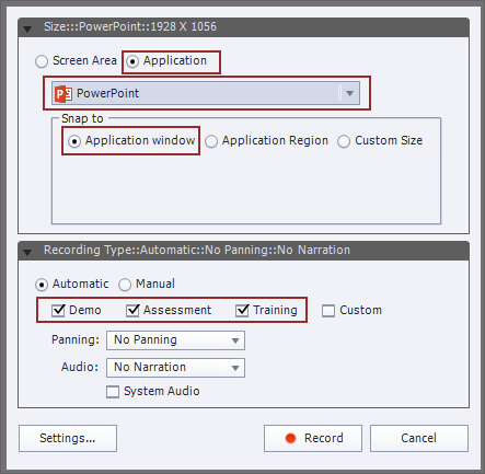 Create an Adobe Captivate software simulation