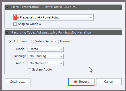 Create an Adobe Captivate software simulation