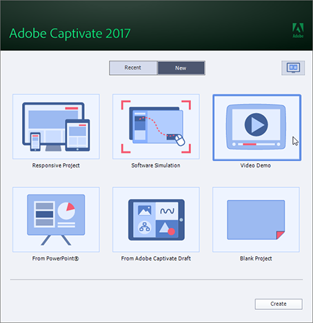 Create an Adobe Captivate video demo