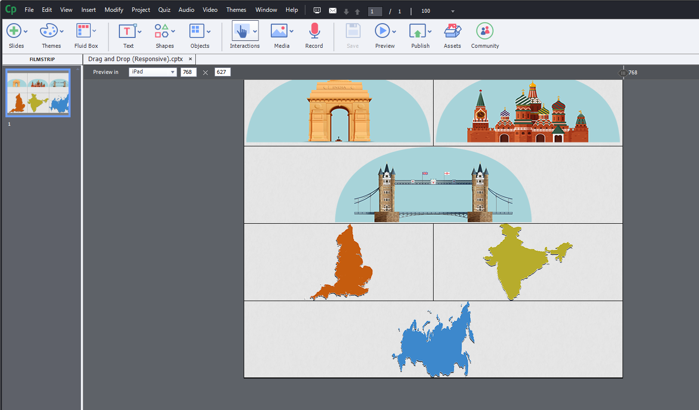 Introduction to Adobe Captivate drag and drop interactions