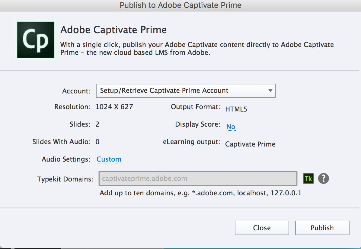 Use Adobe Captivate with an LMS