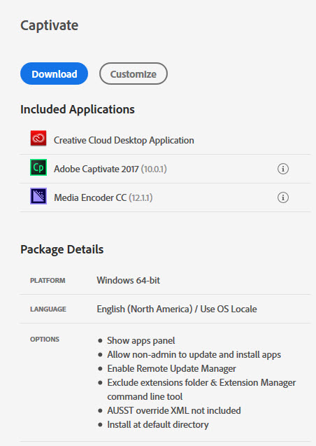 How to create a Captivate package for Named User deployment? | Adobe ...