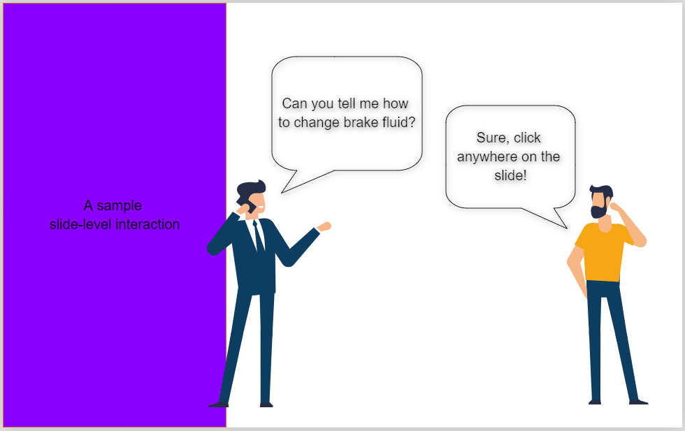 Interactions in Adobe Captivate