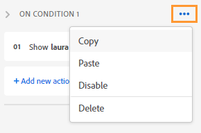 Variables and conditional actions