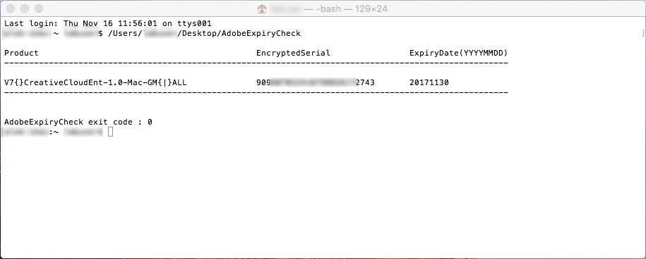 Check expiration of volume or enterprise serial numbers