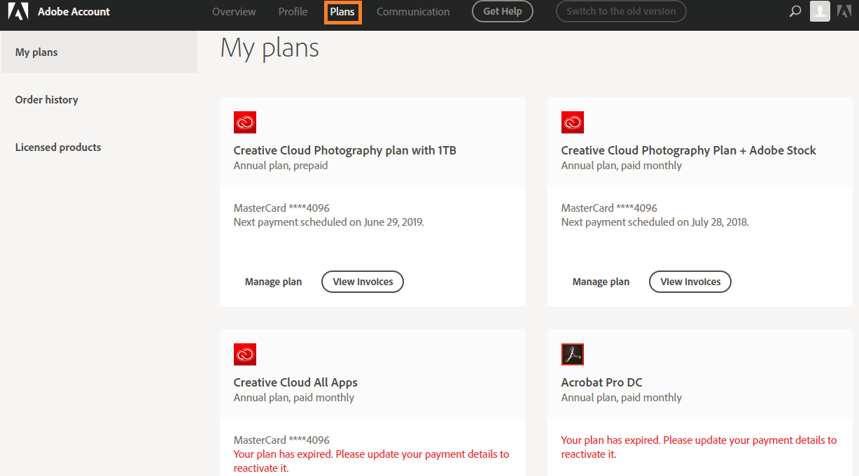 Learn how to make a payment after your payment fails