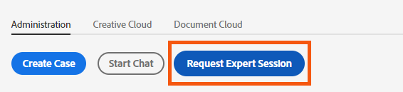 How to create support cases and schedule Expert Sessions using Admin ...