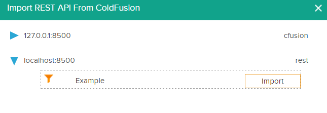 Getting started with ColdFusion API Manager