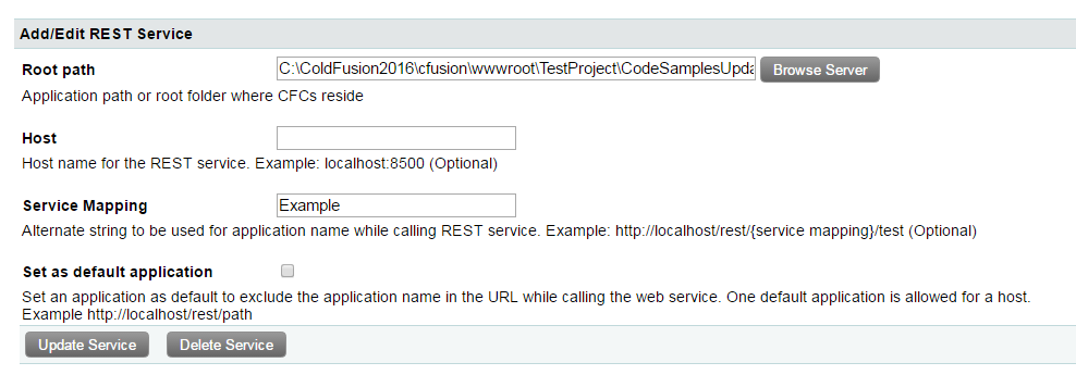 Getting started with ColdFusion API Manager