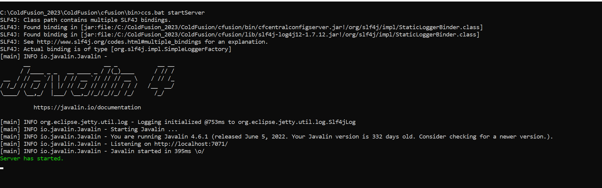 Central Config Server in ColdFusion