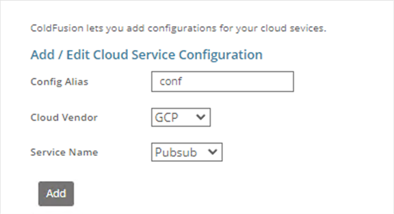 ColdFusion and GCP PubSub