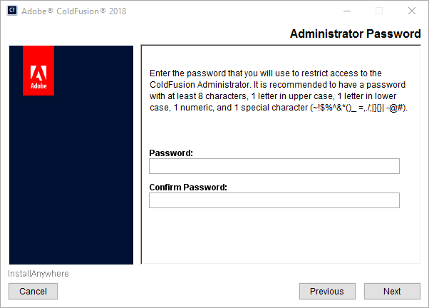 Install the server configuration
