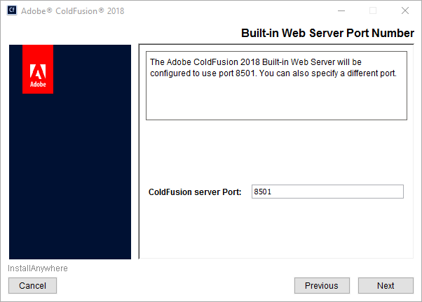 Install the server configuration