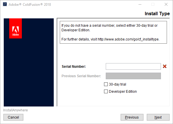 Install the server configuration