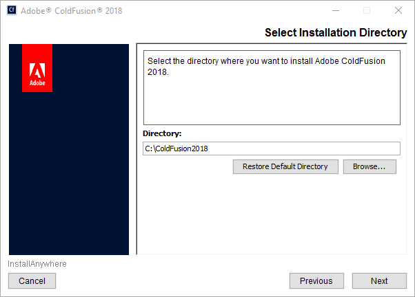 Install the server configuration