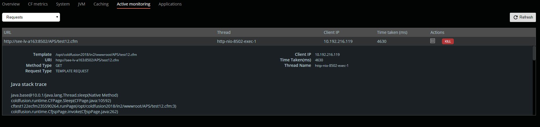 View cluster and node metrics