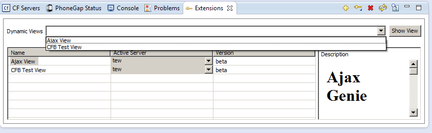 Coldfusion Builder Extensions 