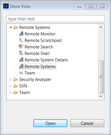 Manage servers in ColdFusion Builder