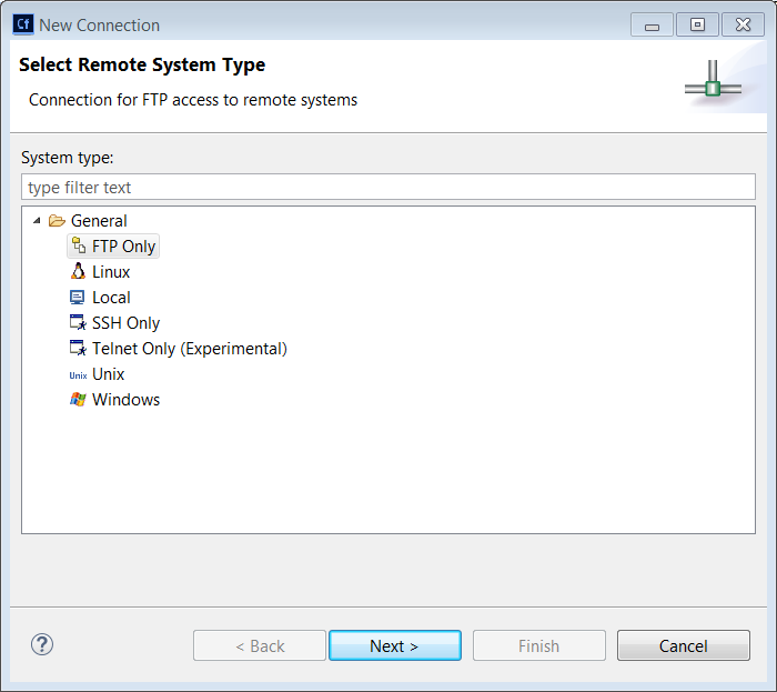Manage servers in ColdFusion Builder