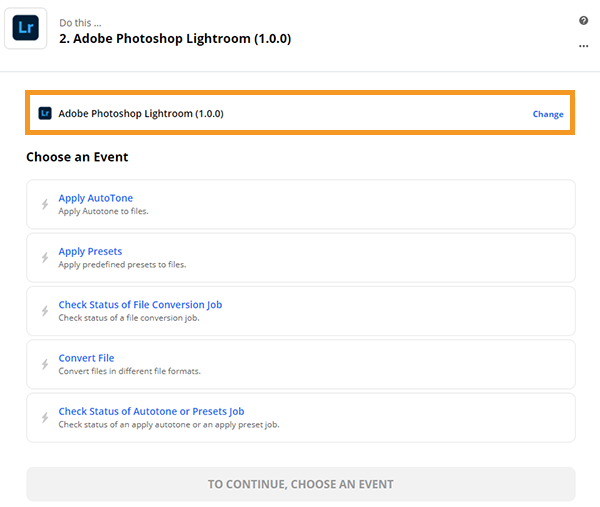 Learn how to use Adobe Photoshop Lightroom for Zapier