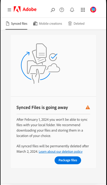 Download Synced files content