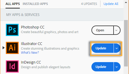 Update Creative Cloud App Mac - everdomain