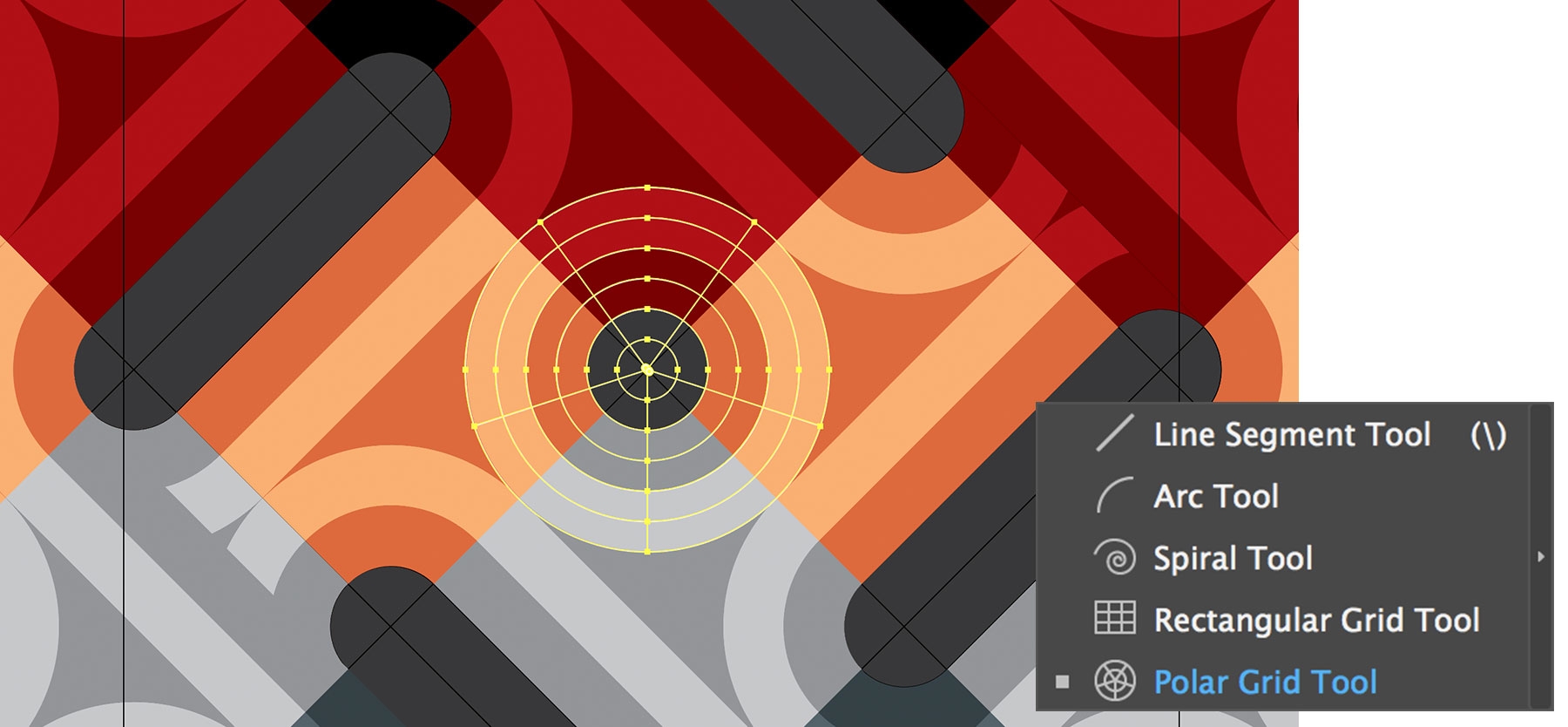 Create a complex, repeating design from tile patterns