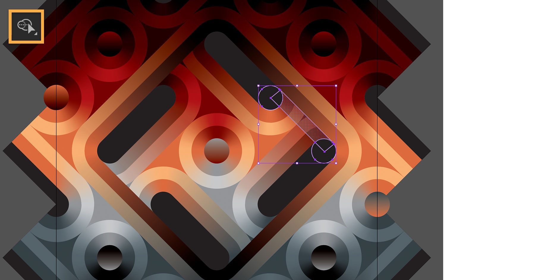 Create a complex, repeating design from tile patterns