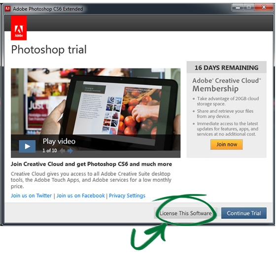 Convert Adobe Creative Suite 6 applications to Adobe Creative Cloud membership