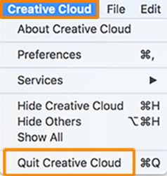 Creative Cloud desktop app | Unable to turn on file sync